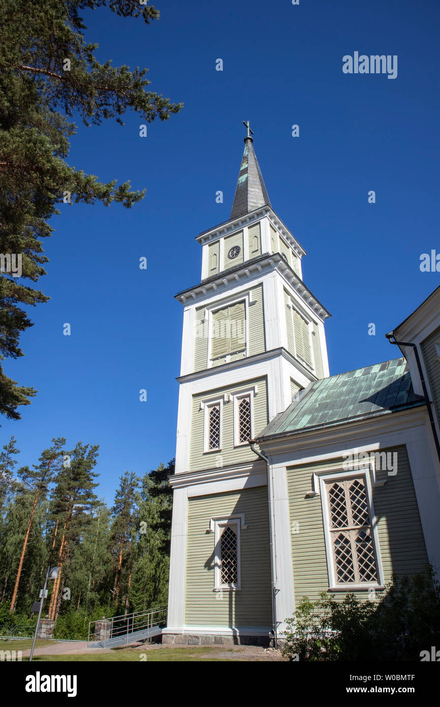 Church, Ruokolahti Finland Stock Photo - Alamy