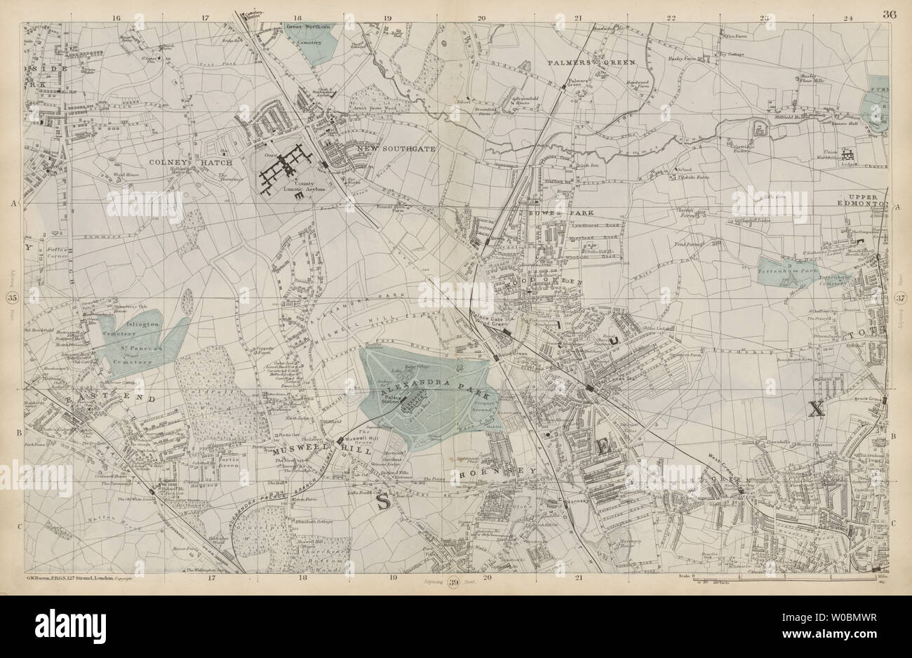 FRIERN BARNET/HORNSEY Palmers/Wood Green Southgate Muswell Hill BACON ...