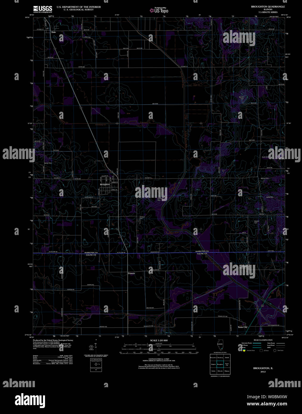 Map of broughton hi-res stock photography and images - Alamy