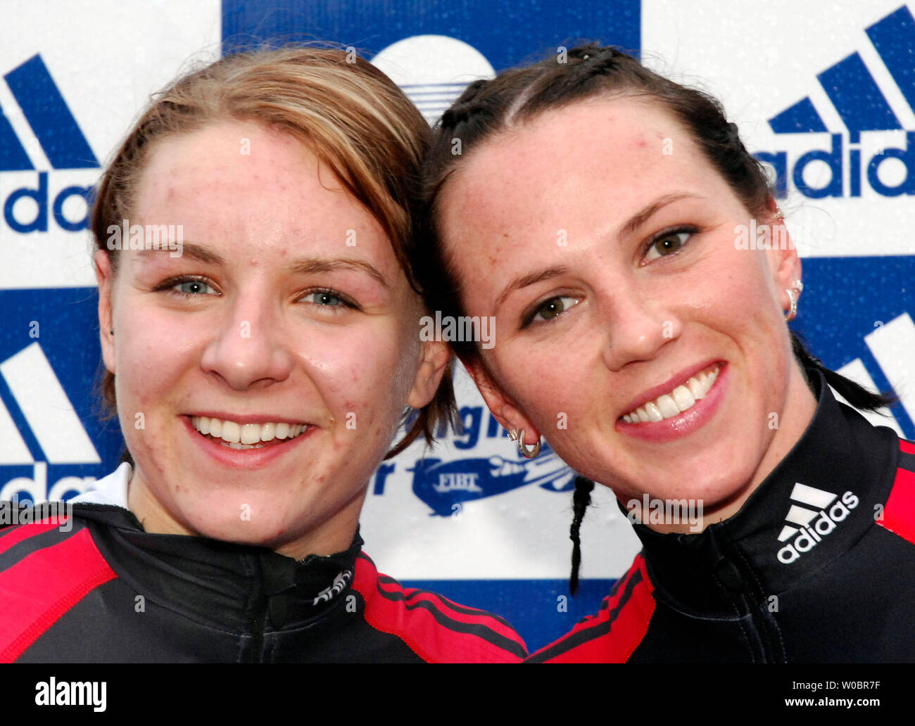 The Canadian team, driven by Helen Upperton (R) with Jaime Cruickshank ...