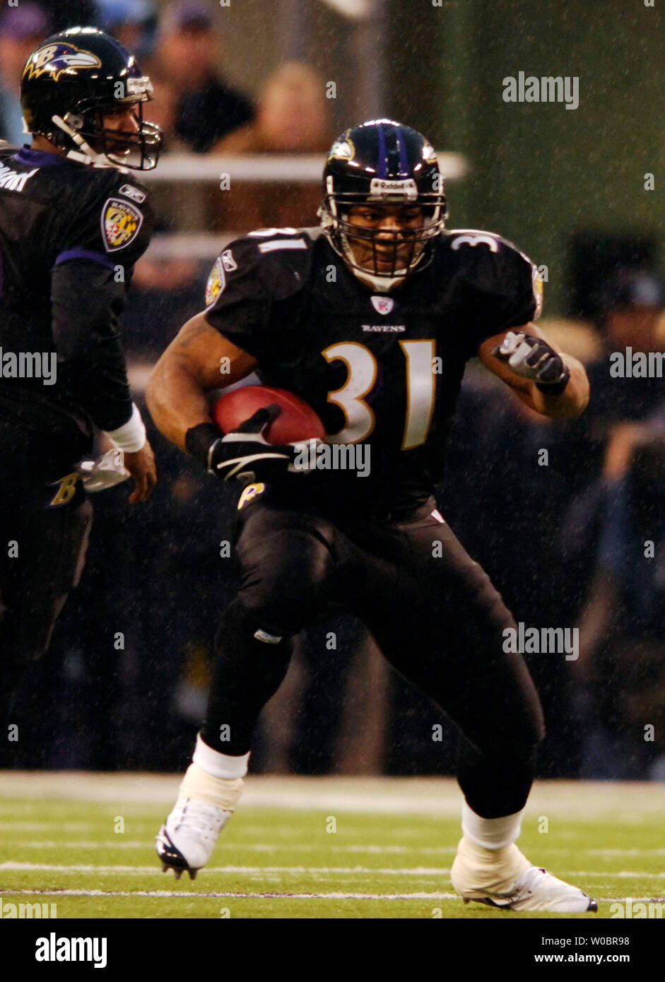 Baltimore ravens running back jamal hi-res stock photography and images ...