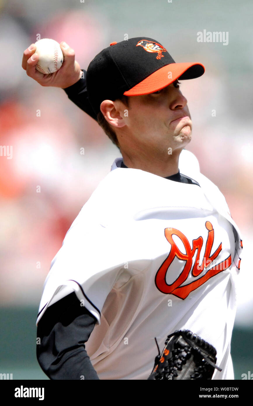 Baltimore Orioles pitcher Brian Burres makes his first major league ...