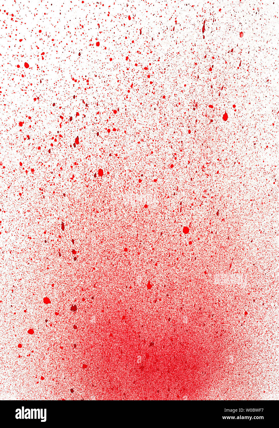 Red hand-painted aerosol spray art splashes illustration. Beautiful ...