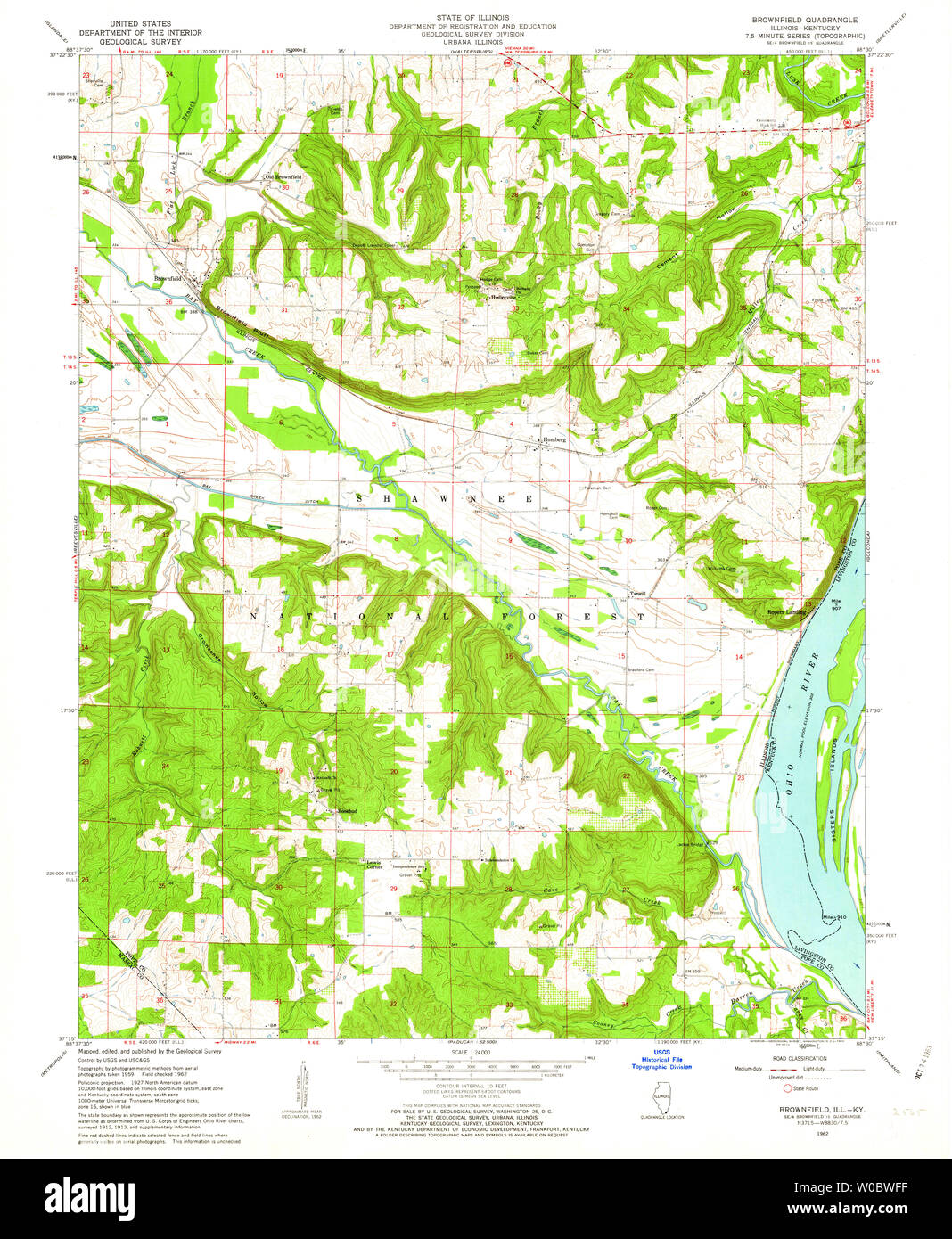 Map of brownfield hi-res stock photography and images - Alamy