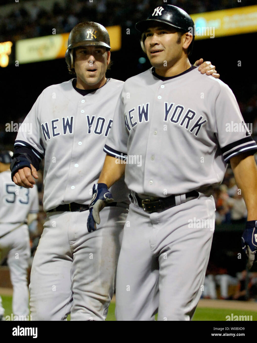New york yankees l r derek hi-res stock photography and images - Alamy