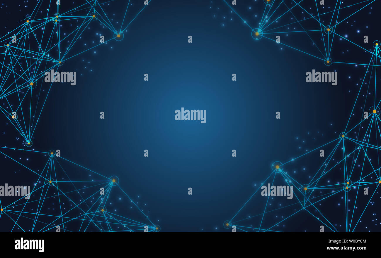 Interconnected point wire material with a sense of technology, big data ...