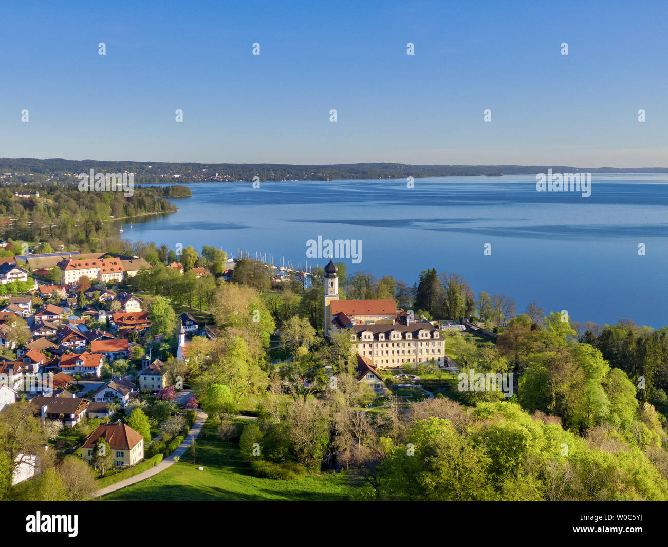 Bernried at Lake Starnberg, Bavaria, Germany Stock Photo - Alamy