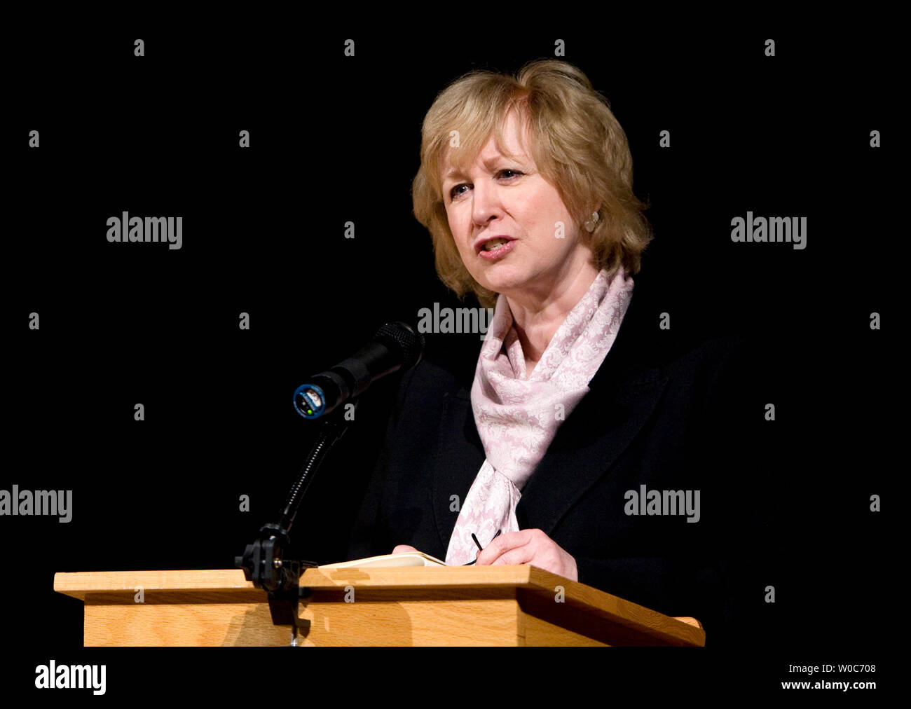 Former Prime Minister of Canada Kim Campbell speaks during the ...