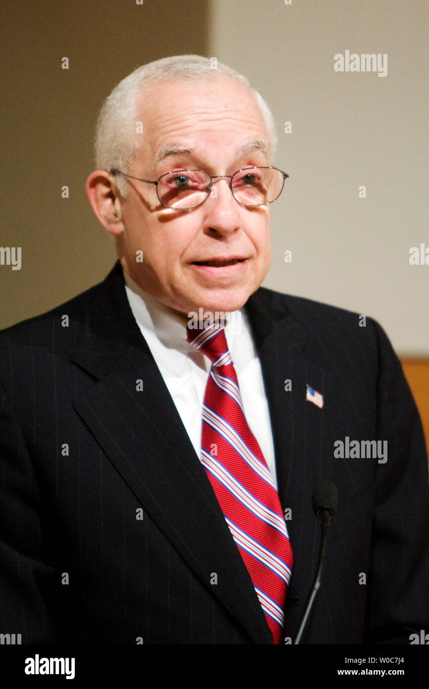 Attorney General Michael Mukasey speaks at the dedication of the new ...