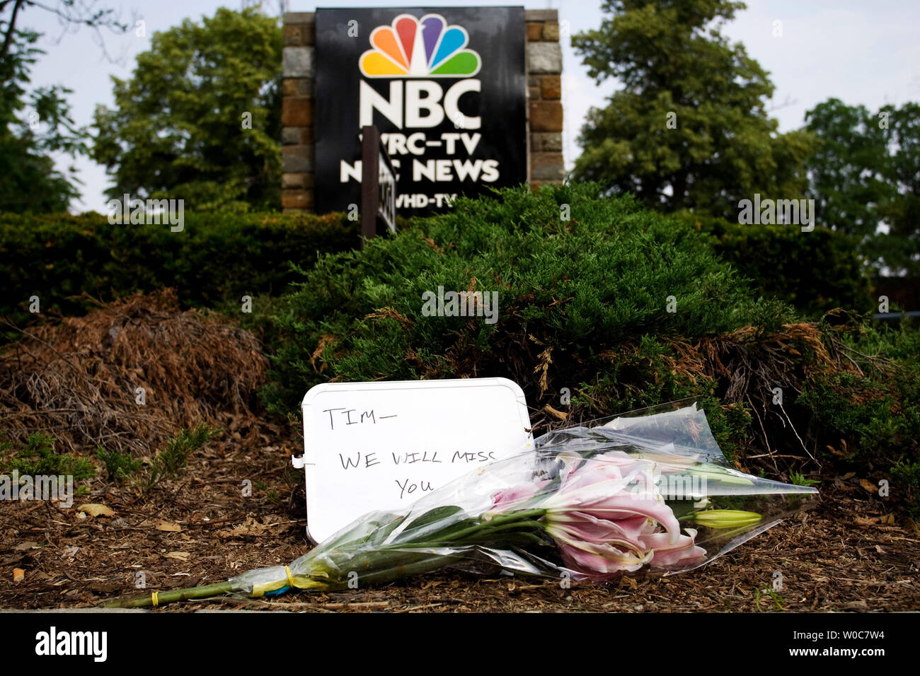 Tim russert host nbcs meet hi-res stock photography and images - Alamy