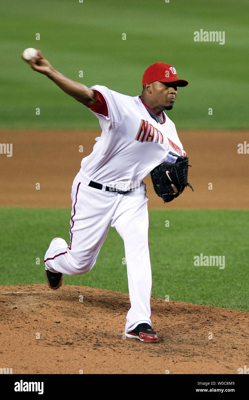 Washington Nationals relief pitcher Jesus Colome (43) pitches against ...