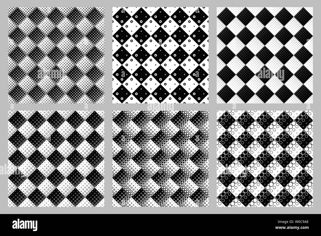 White circle patterns Stock Vector Images - Alamy