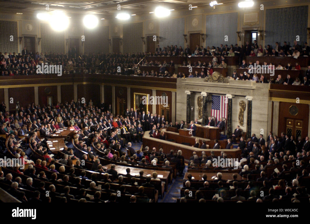 George w bush speech 2004 hi-res stock photography and images - Alamy