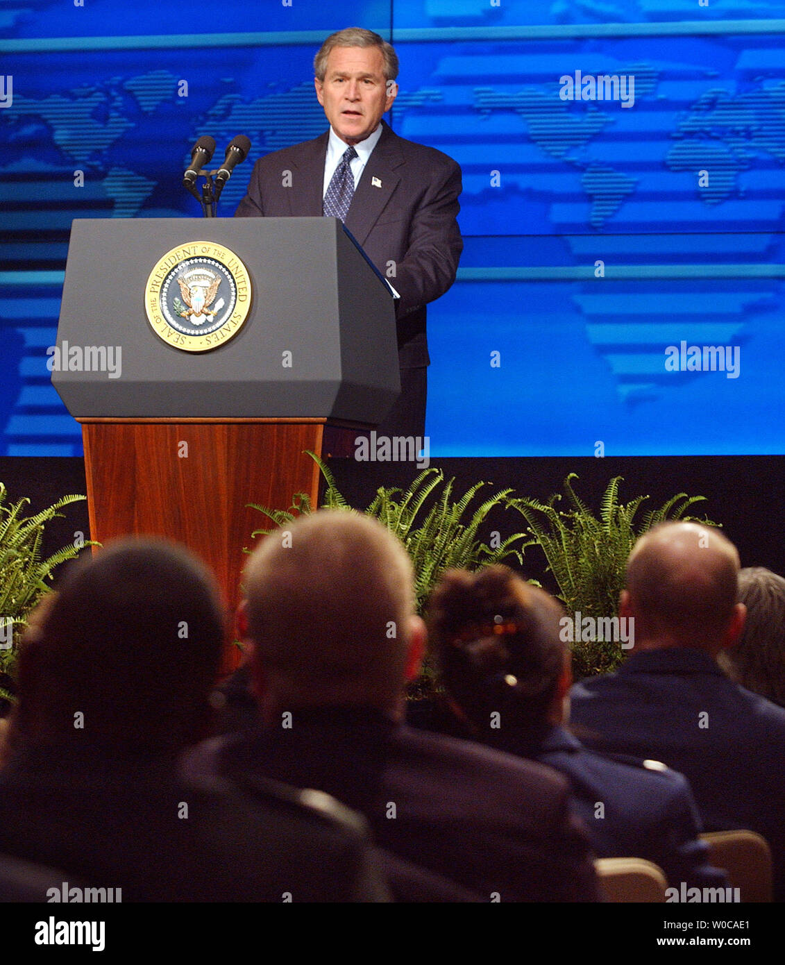 President George W. Bush outlines plans to help curb the proliferation ...