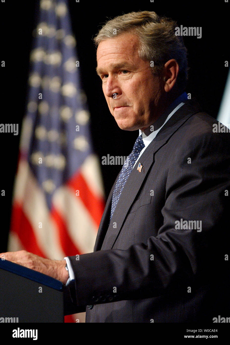 President George W. Bush outlines plans to help curb the proliferation ...