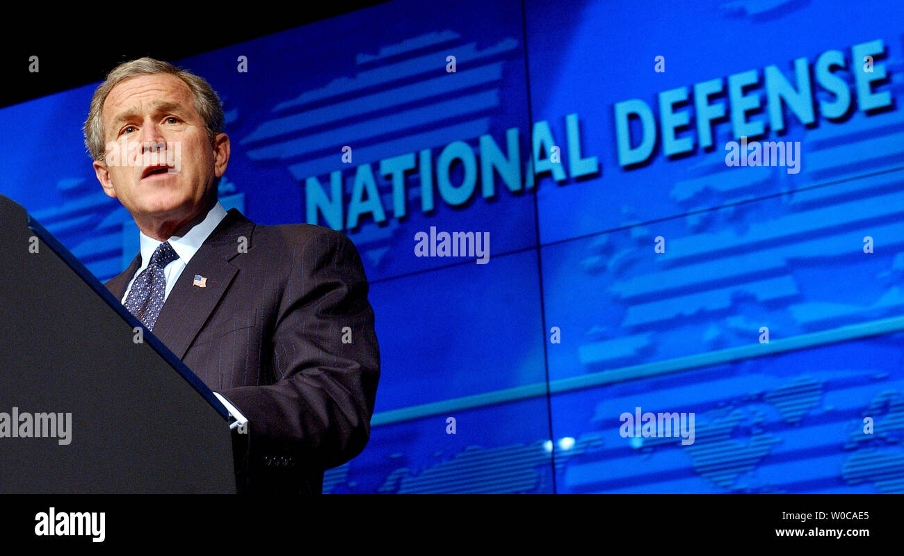 President George W. Bush outlines plans to help curb the proliferation ...