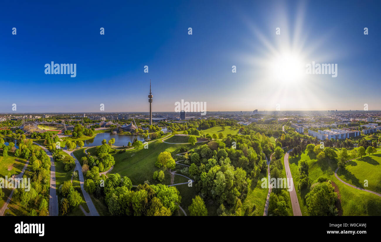 Olympic Park in Munich, Bavaria, Germany Stock Photo - Alamy