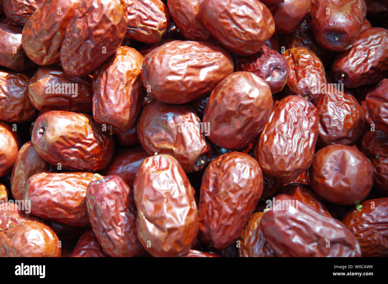 Red jujube slices Stock Photo - Alamy