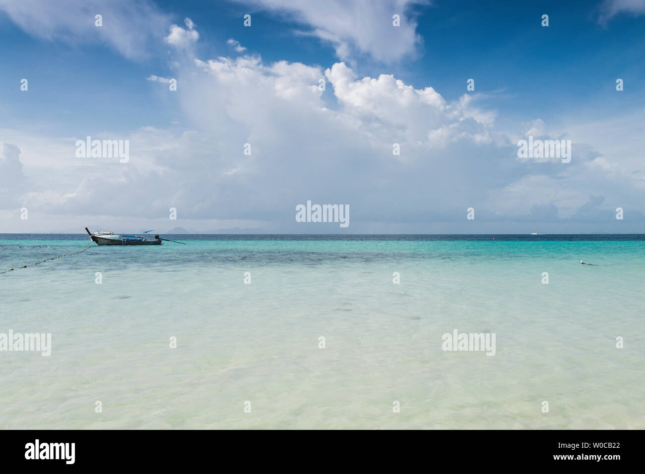 Phuzi Island, Pippi Island, Thailand, White Beach, Blue Sea Ship ...