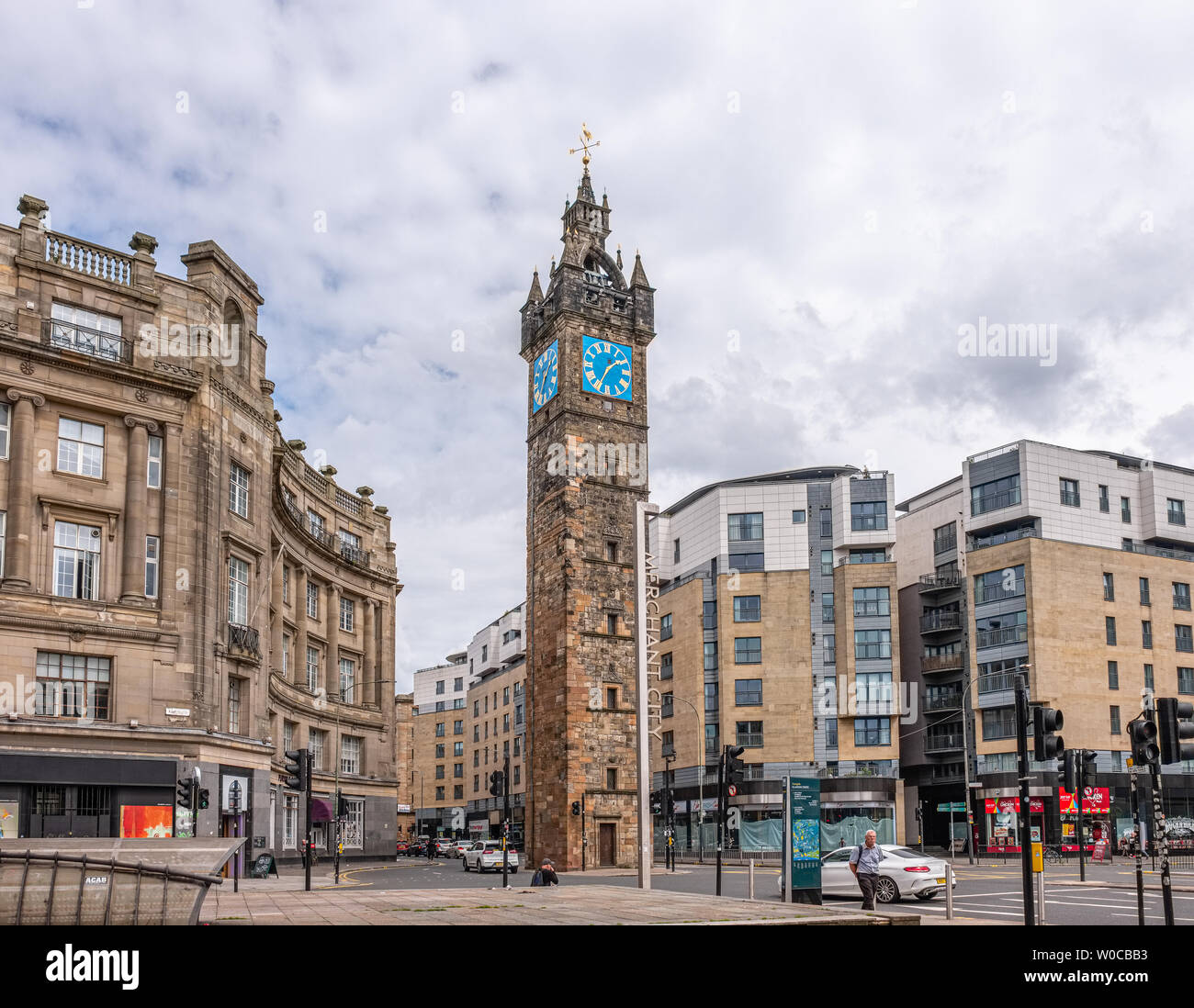 Glasgow trongate clock tower hi-res stock photography and images - Alamy