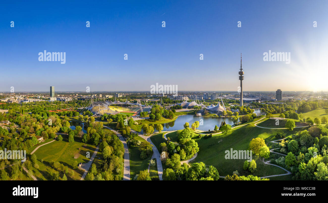 Olympic Park in Munich, Bavaria, Germany Stock Photo - Alamy