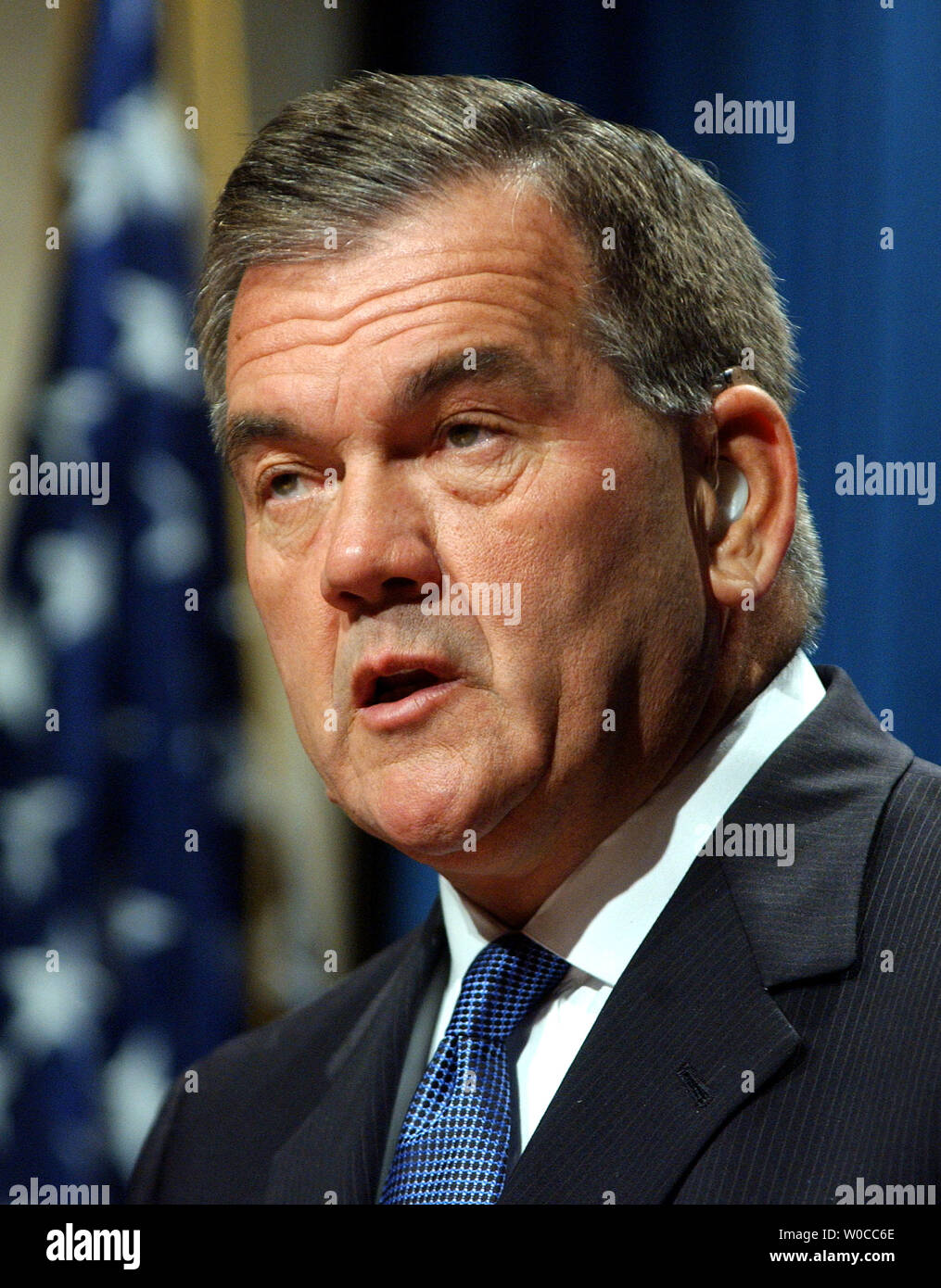 Secretary Homeland Security Tom Ridge talks about bio-terrorism safety ...