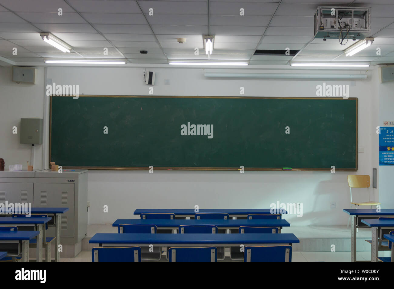 No one's college classroom Stock Photo - Alamy