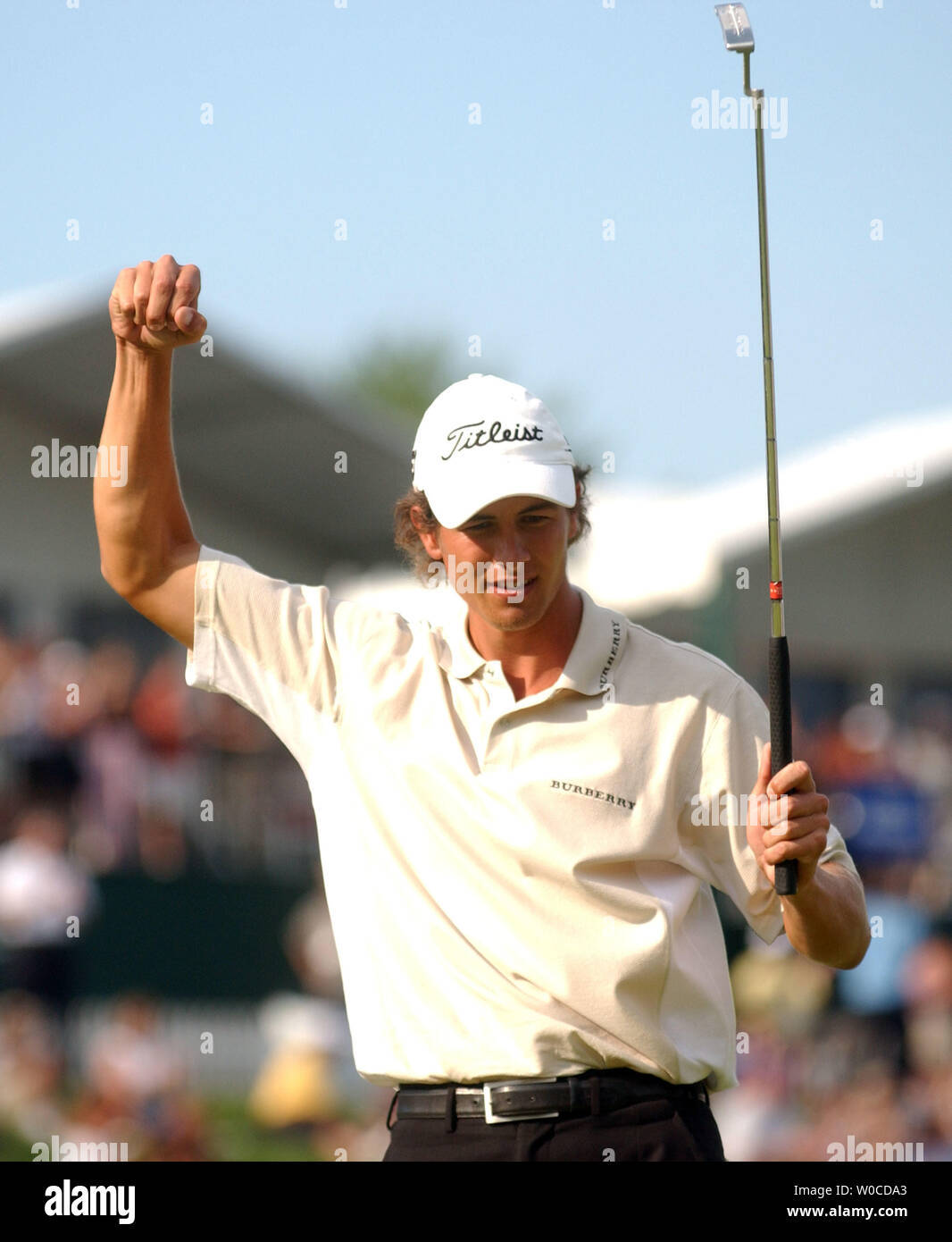 Adam Scott Masters Fist Pump