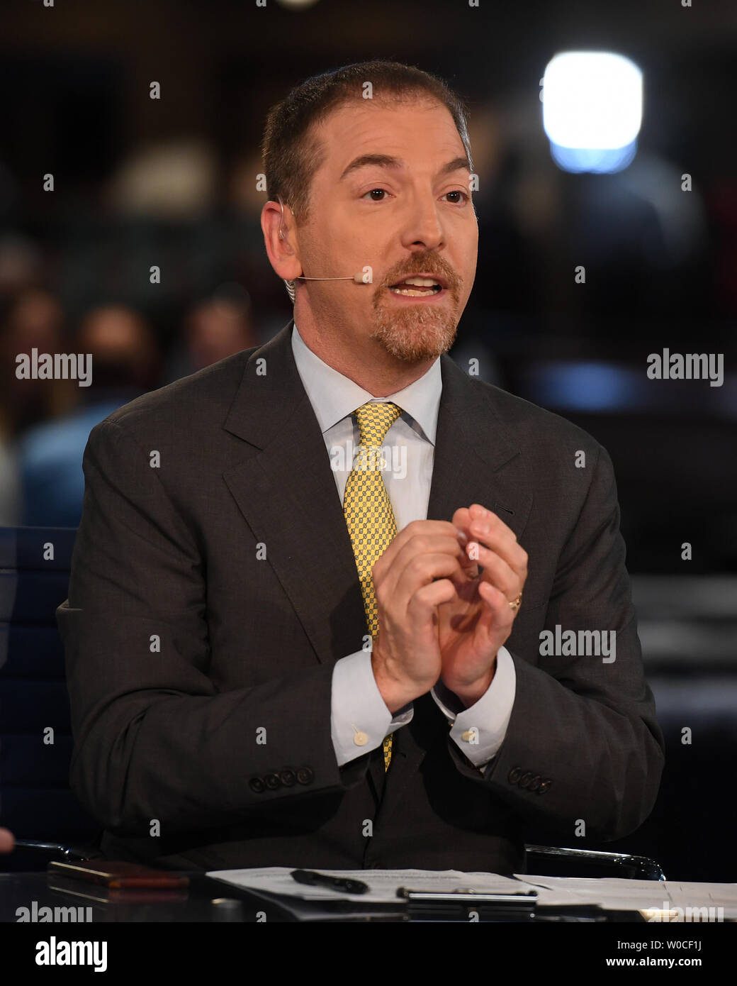 Miami, FL, USA. 26th June, 2019. MSNBC Journalist Chuck Todd on air in ...
