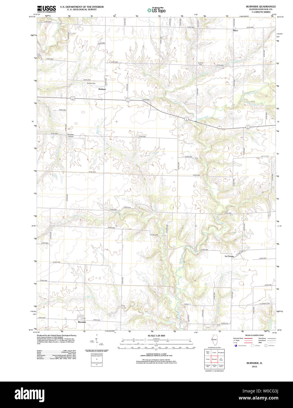 Burnside map hi-res stock photography and images - Alamy