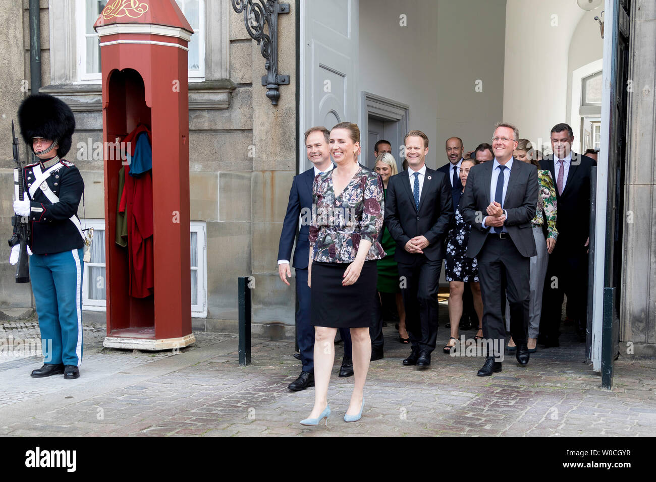 Mette Frederiksen, new Prime Minister in Denmark after presenting her ...