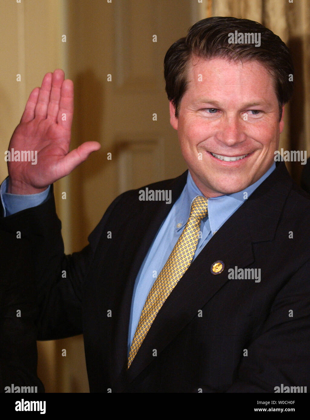 Rep. Connie Mack, R-FL, is sworn in as a member of the 109th Congress ...