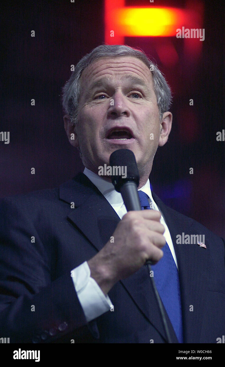 President George W. Bush speaks at the pre-inaugural event 'America's ...