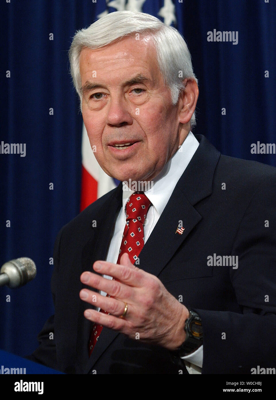 Richard lugar hi-res stock photography and images - Alamy