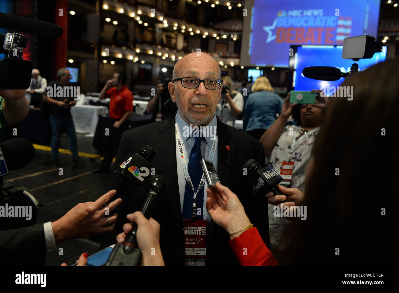 Miami, FL, USA. 26th June, 2019. Stuart Appelbaum the head of the ...
