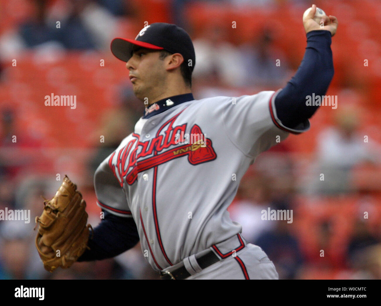 Atlanta Braves pitcher Horacio Ramirez throws a pitch during the first ...