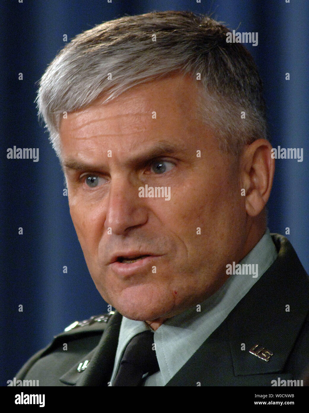 US Army Gen. George Casey, commander of Multinational Force Iraq ...