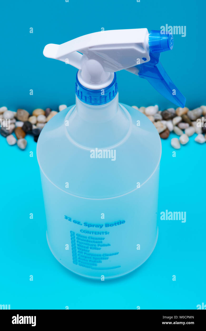 Clear Plastic Spray Bottle (made with up to 10% recycled material) with ...