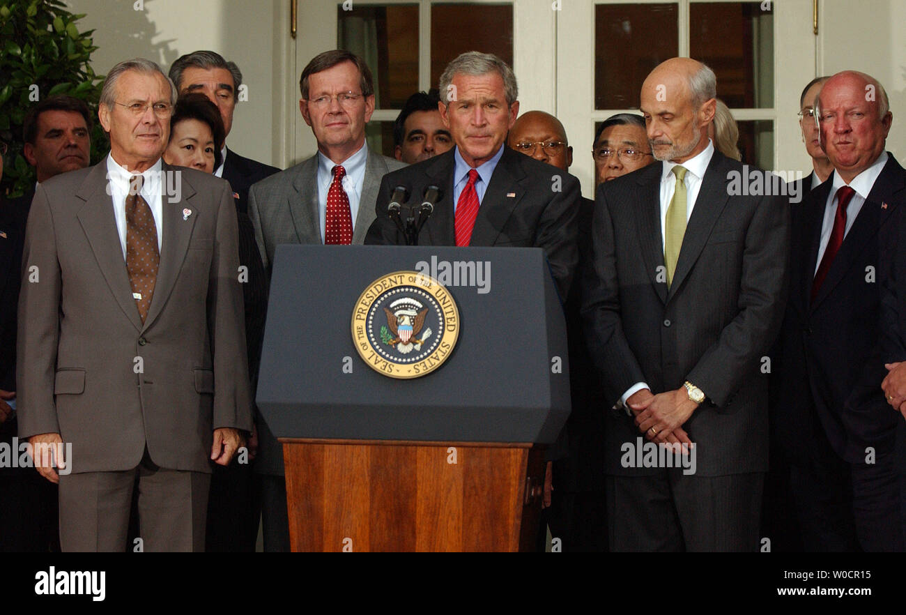 George bush cabinet members hi-res stock photography and images - Alamy
