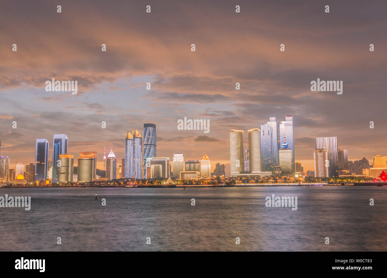 Qingdao Coastal Building Stock Photo - Alamy