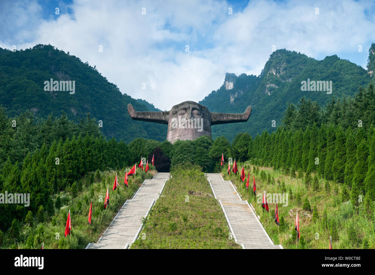 Hubei Shennongjia Yan Emperor Shennong altar Stock Photo - Alamy