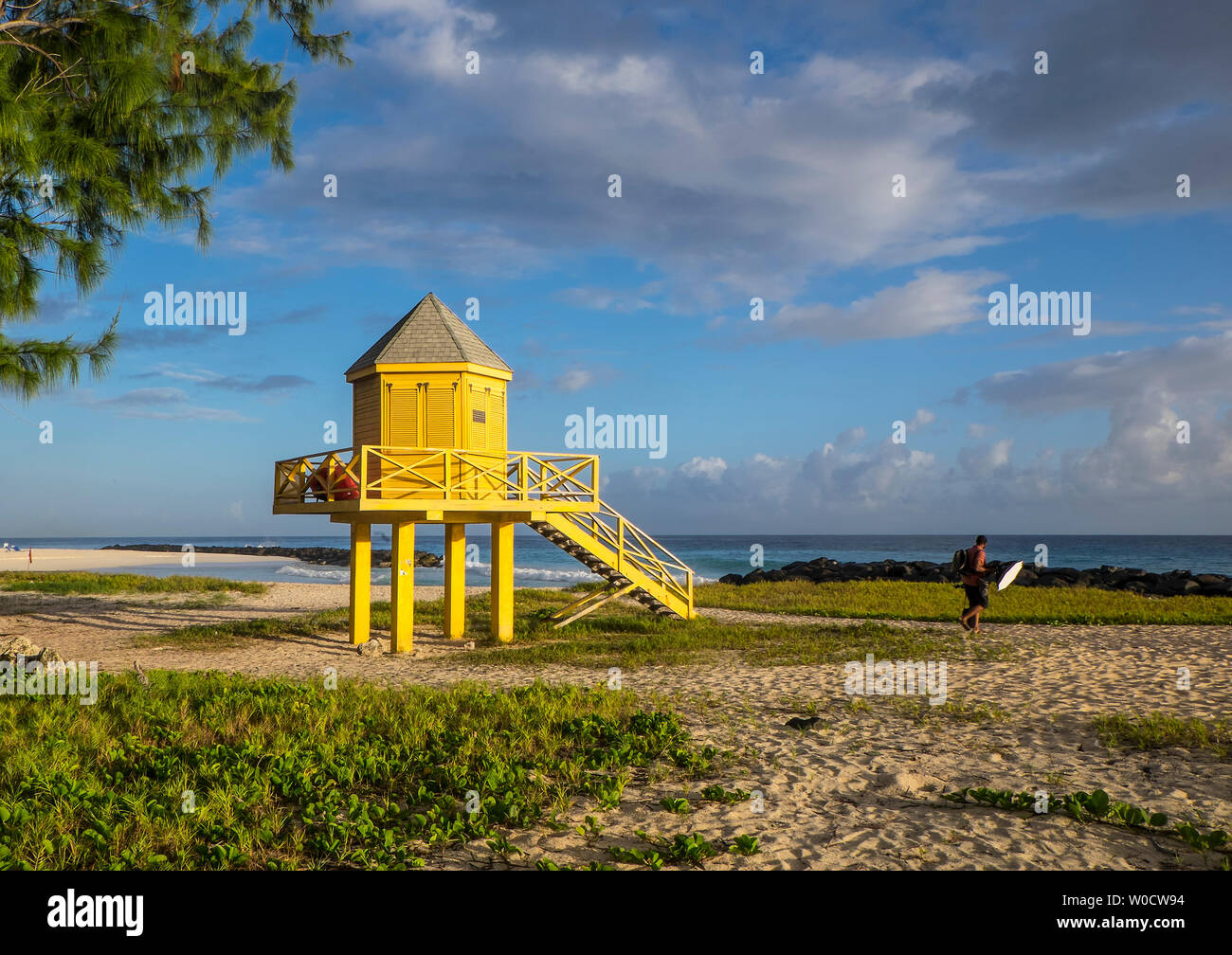 Lifeguard Watch Tower Stock Photo - Alamy