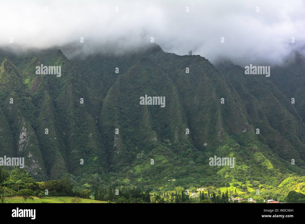Koolau Mountain Range, Oahu, Hawaii Stock Photo - Alamy