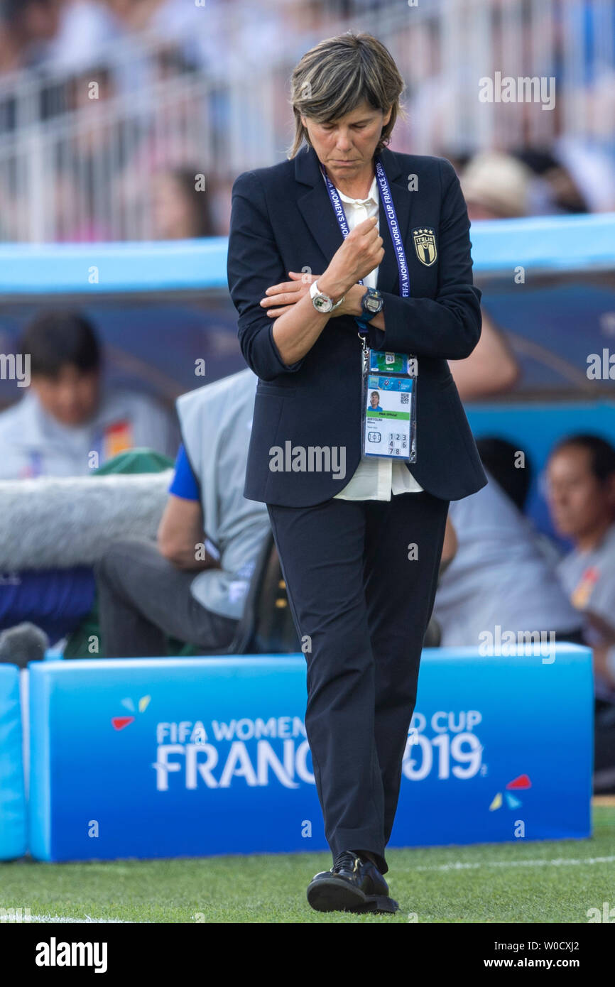 Milena Bertolini Coach (Italy) during the FIFA Women's World Cup France ...