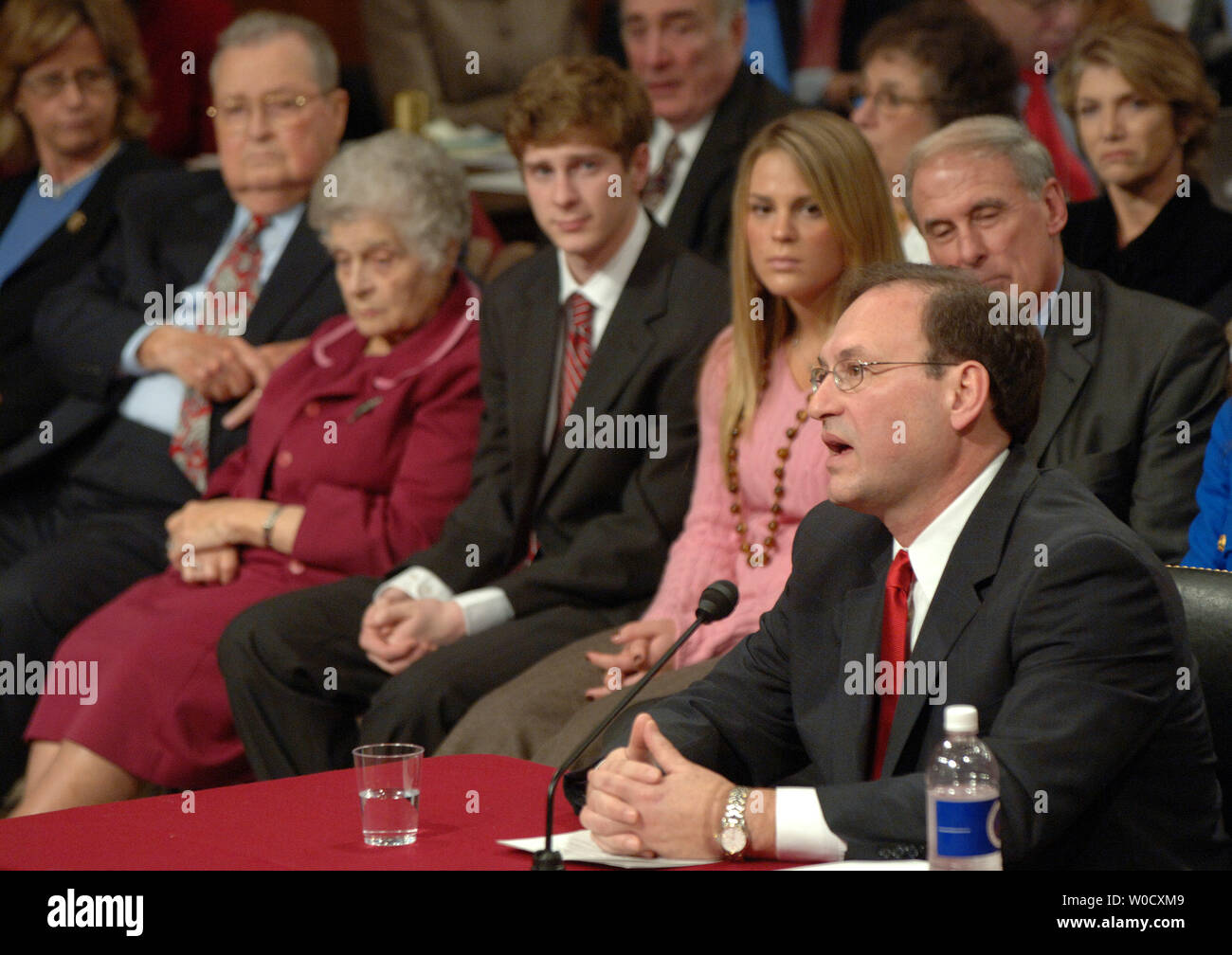 Supreme Court Justice nominee Judge Samuel Alito speaks after he was ...