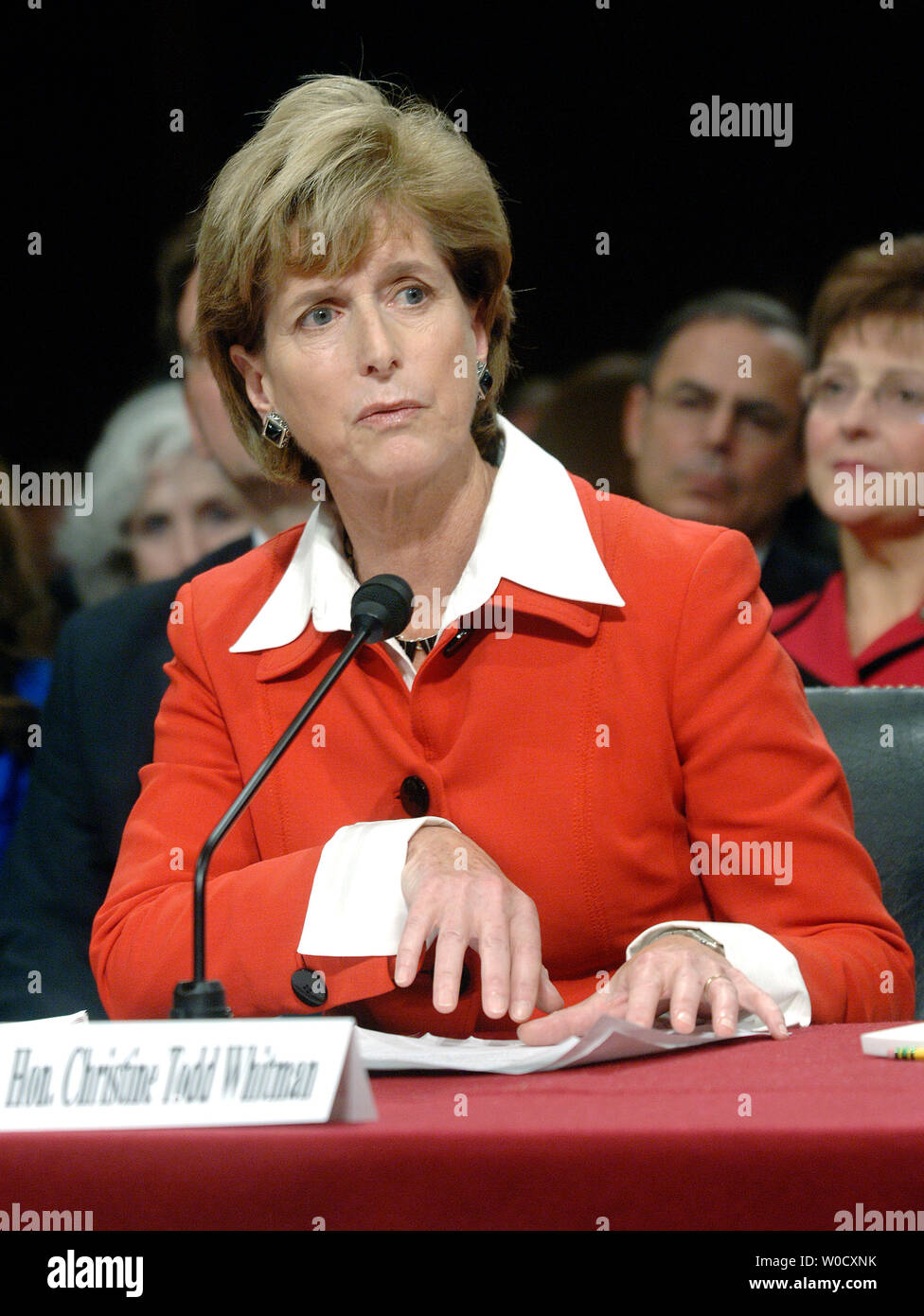 New Jersey Governor Christine Whitman introduces Supreme Court Justice ...