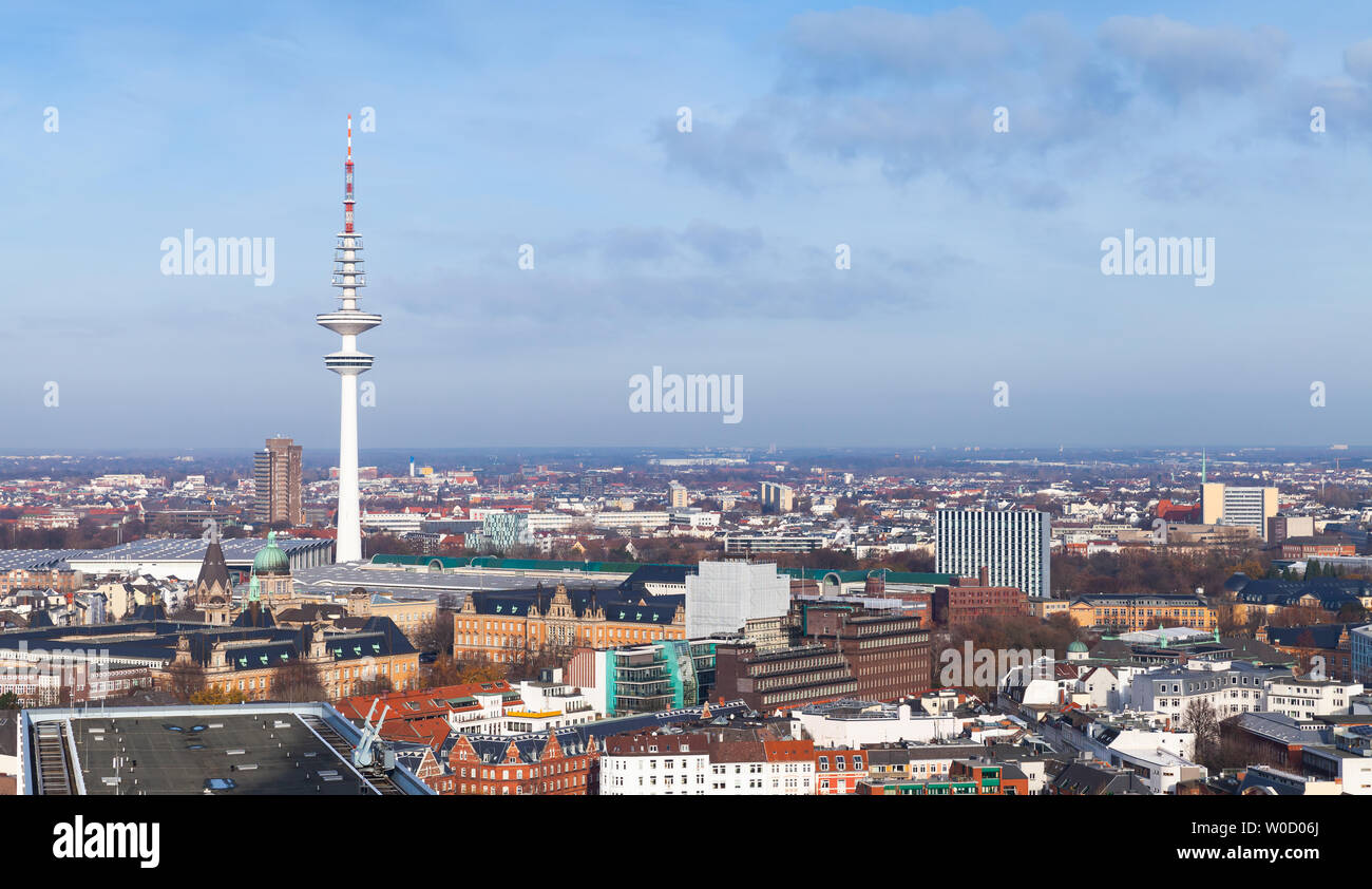 Hamburg landmark tower germany hi-res stock photography and images - Alamy
