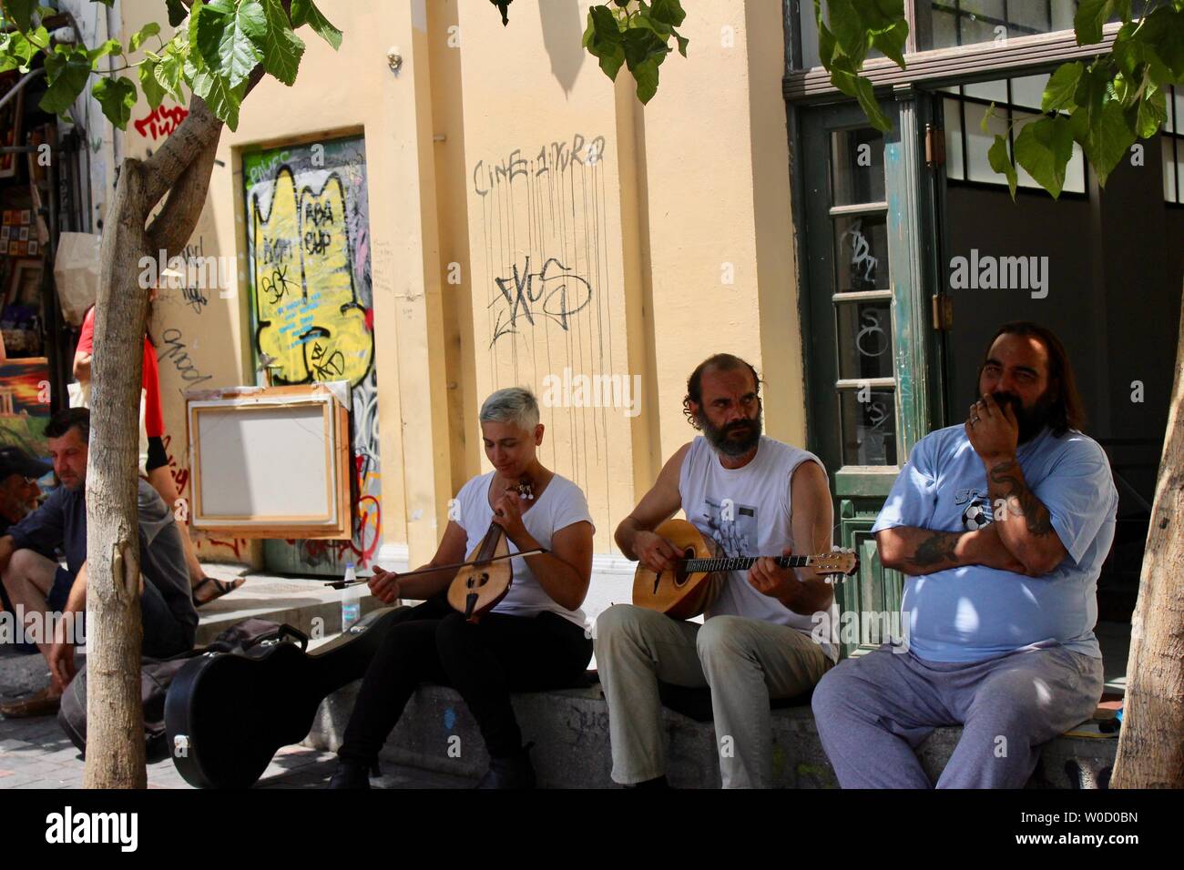 Shade trees in athens hi-res stock photography and images - Alamy
