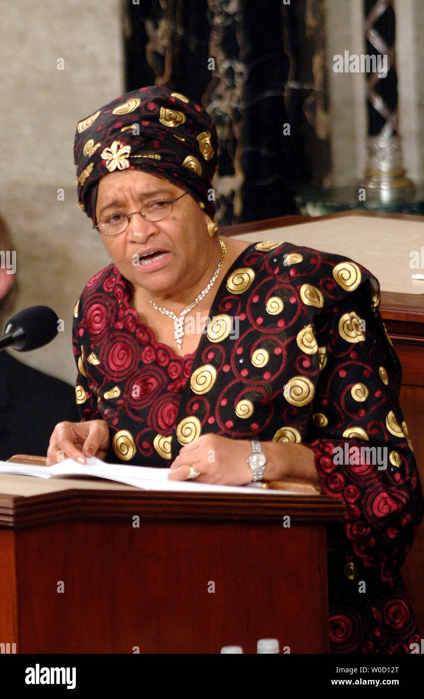 Ellen johnson sirleaf 2006 hi-res stock photography and images - Alamy