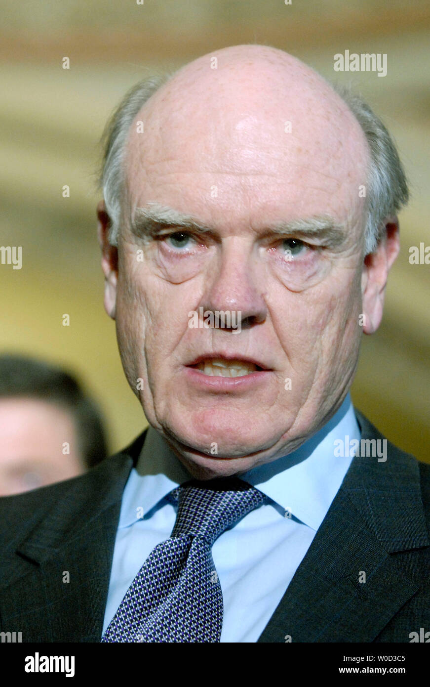 Treasury Secretary John Snow attends a press conference on the tax ...